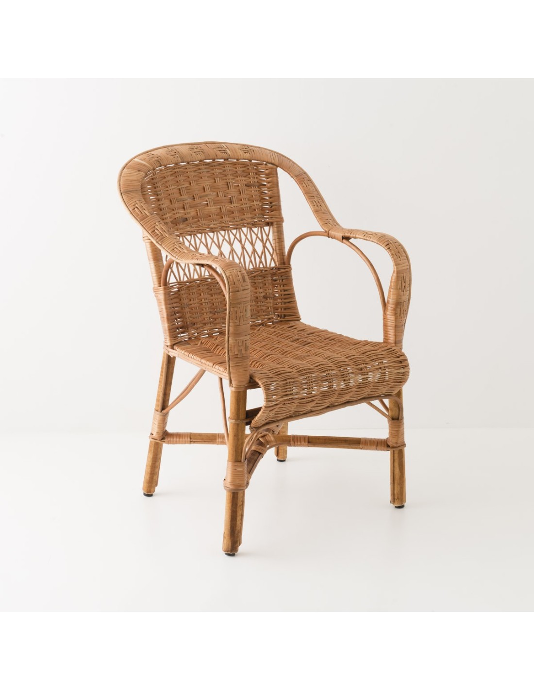 Grand Père Armchair Daddy In Brown Willow 4716