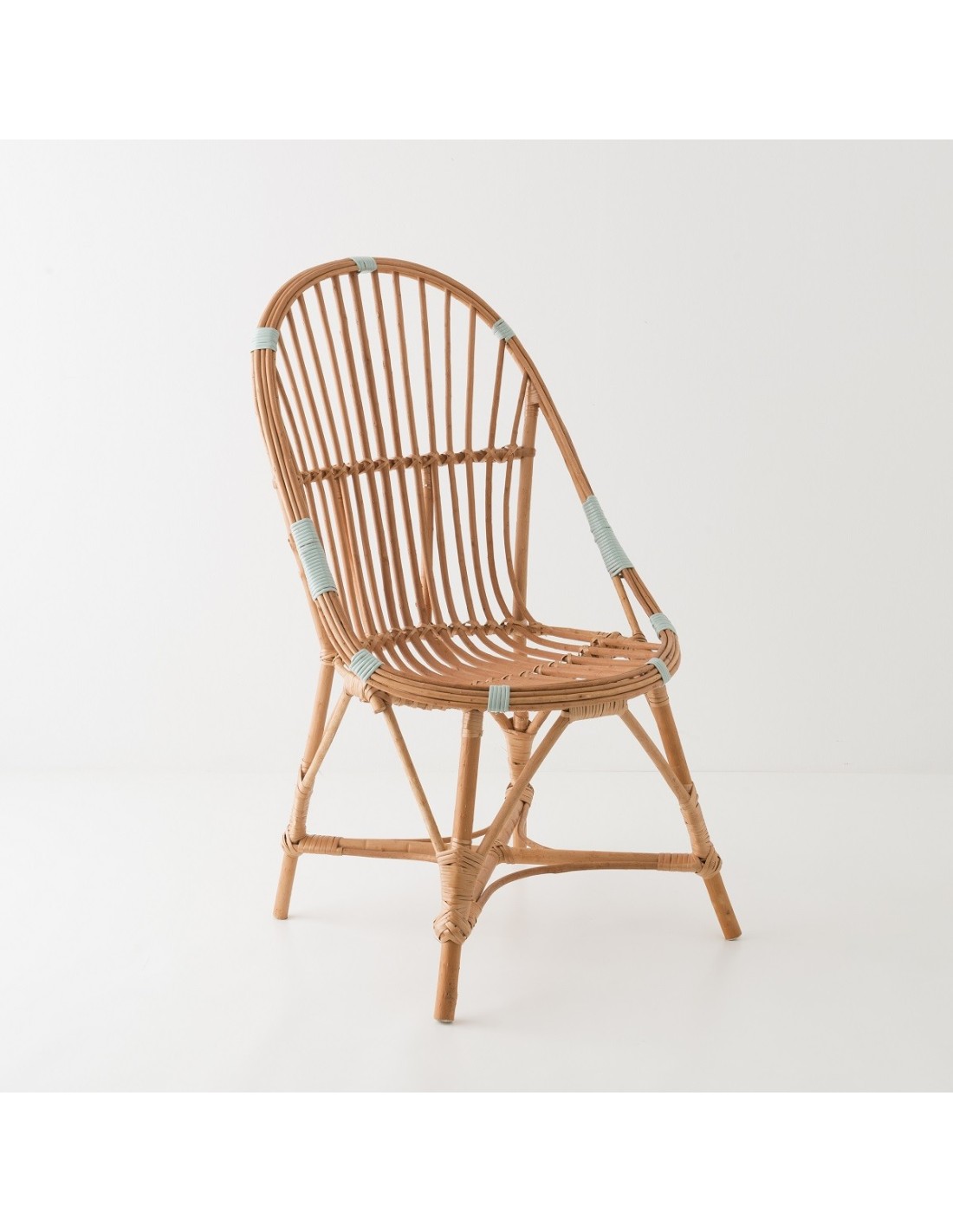 Meuble panier fauteuil en osier