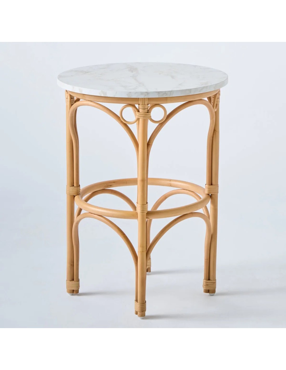 GINGKO rattan occasional table with laminate top