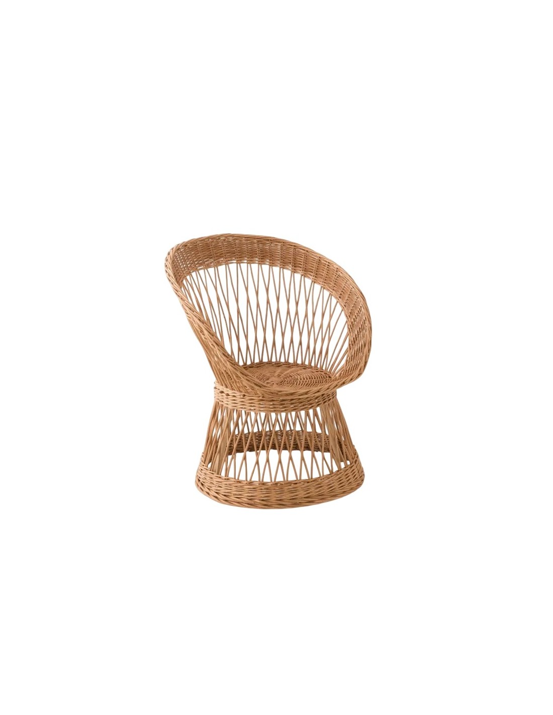 Wicker armchair Franz