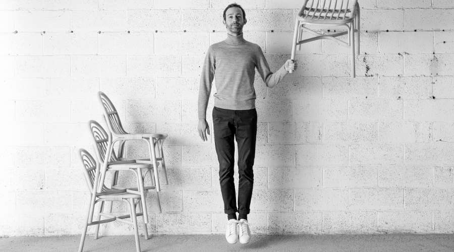 SILLON rattan design chair - KOK MAISON